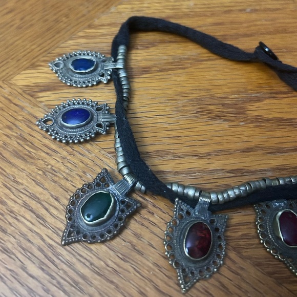 Jewelry | Vintage Bedouin Middle Eastern Boho Tribal Colorful Choker ...